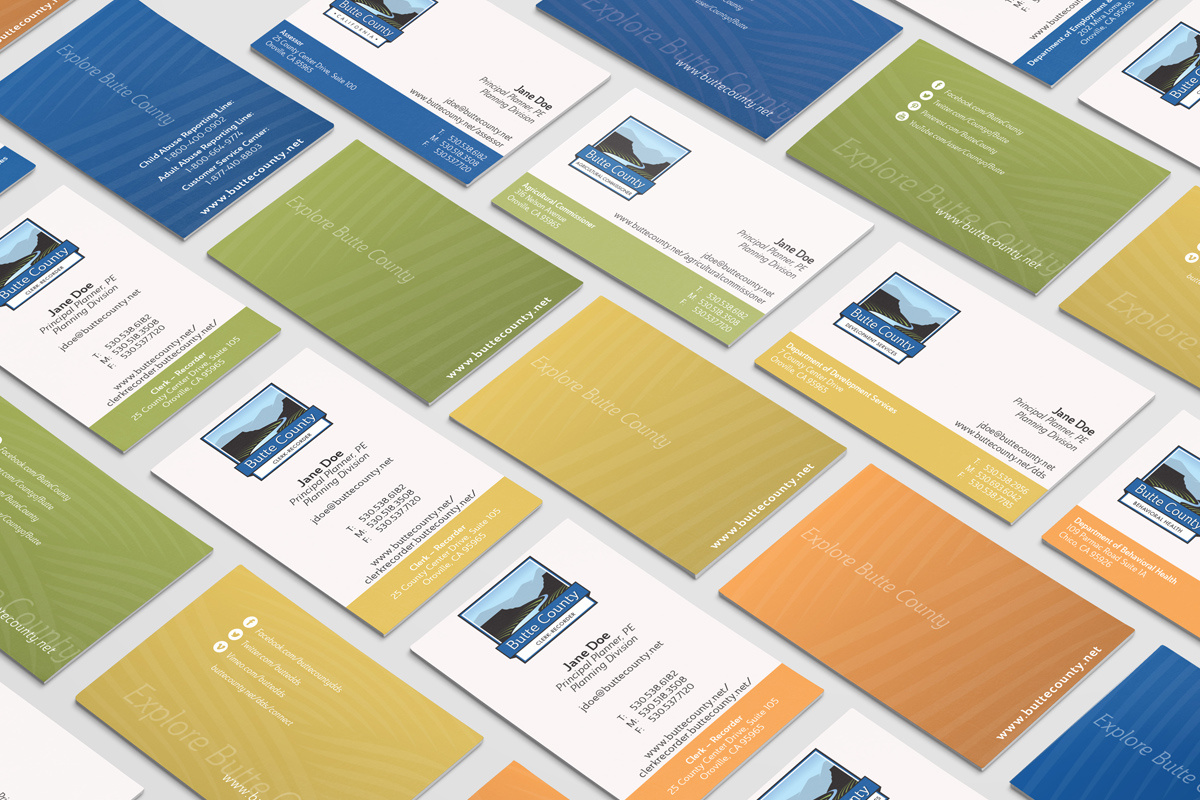 Butte County Branding by Vanessa Wolfe on Dribbble