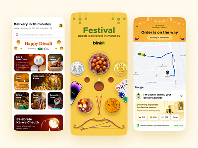 Festive Designs - Blinkit Mobile Application by Gaurav jamini on Dribbble