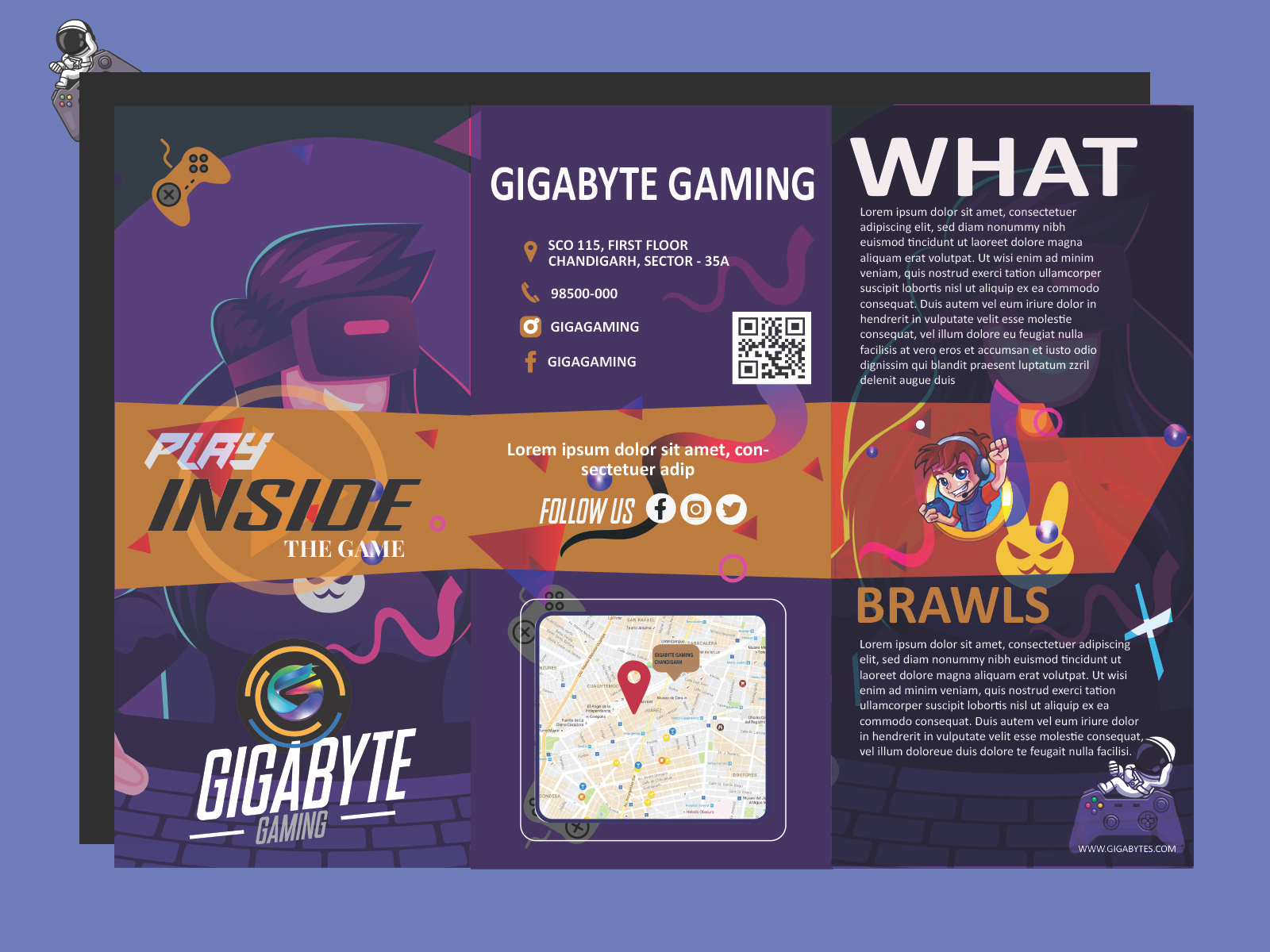 Gaming Brochures by Nisha on Dribbble