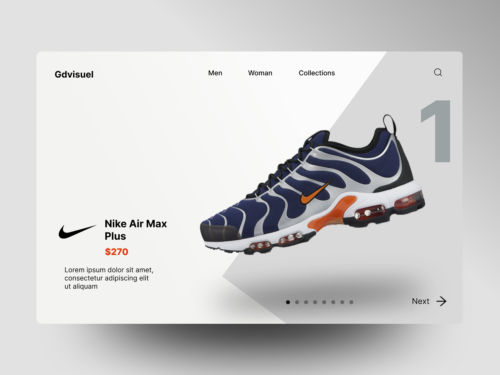 Landing Page Web Shoes Store. by Moch Rizki Kurniawan on Dribbble