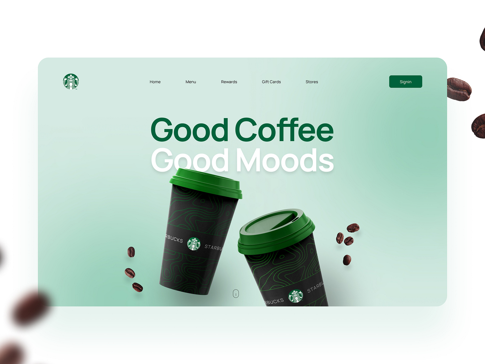 Starbucks Redesign by Abdullah Sheikh on Dribbble