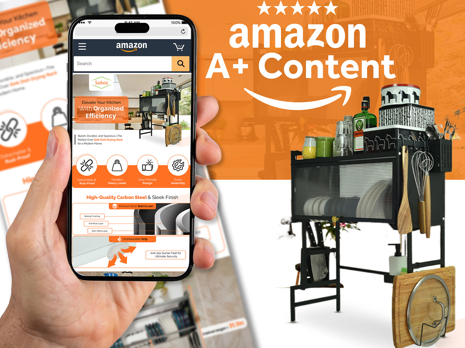 Amazon Product A+ Content Design by Spectrum BPO on Dribbble