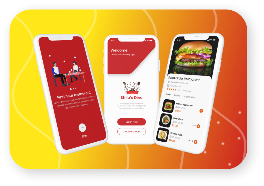 Restaurant App Design. by Fahmida Shila on Dribbble
