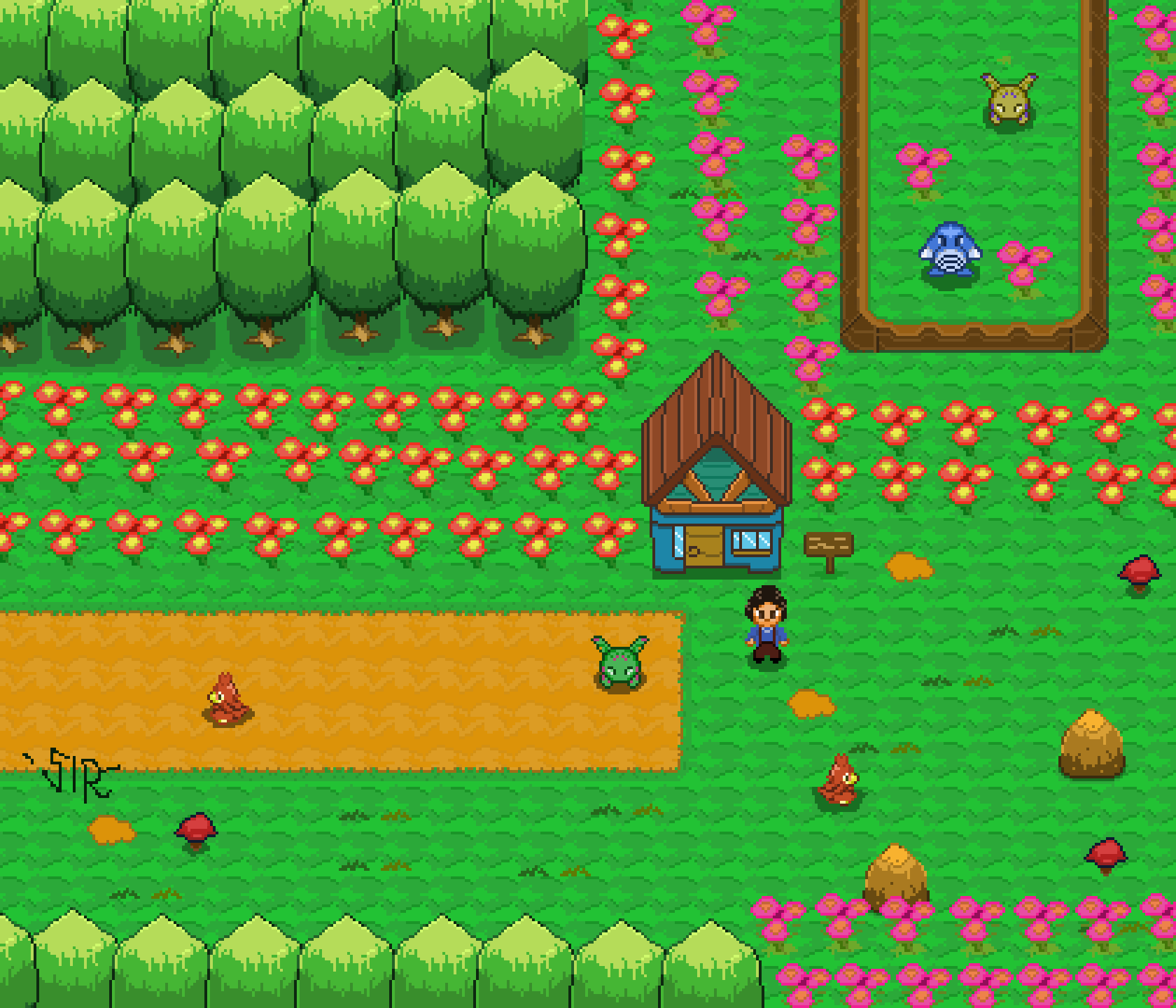 Pokemon Farm in Pixel art by Sirajuddin Abraham on Dribbble