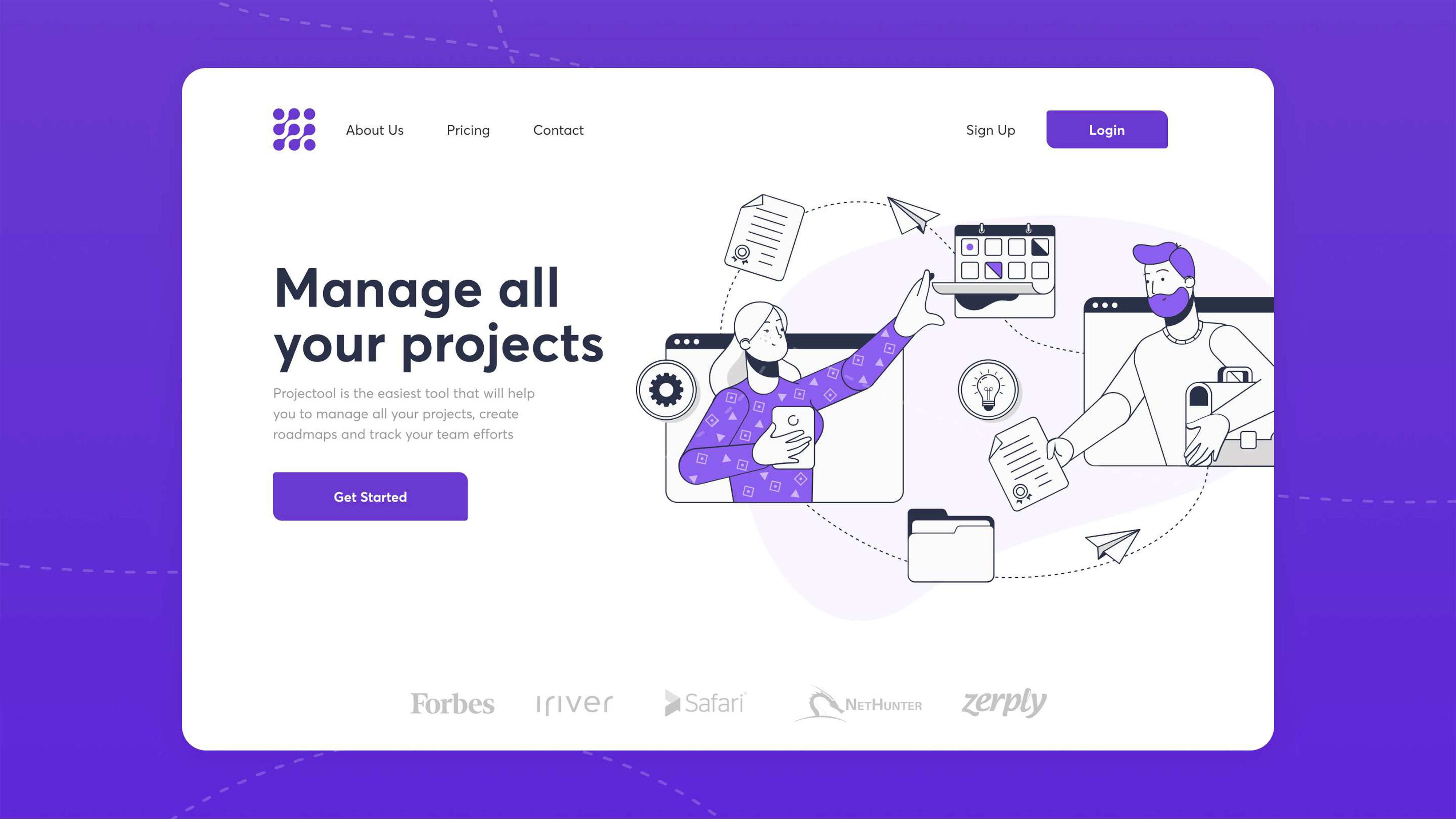 PMS Landing Page UI UX Design | Unbounce by Yash Hingarajiya for Devoq ...