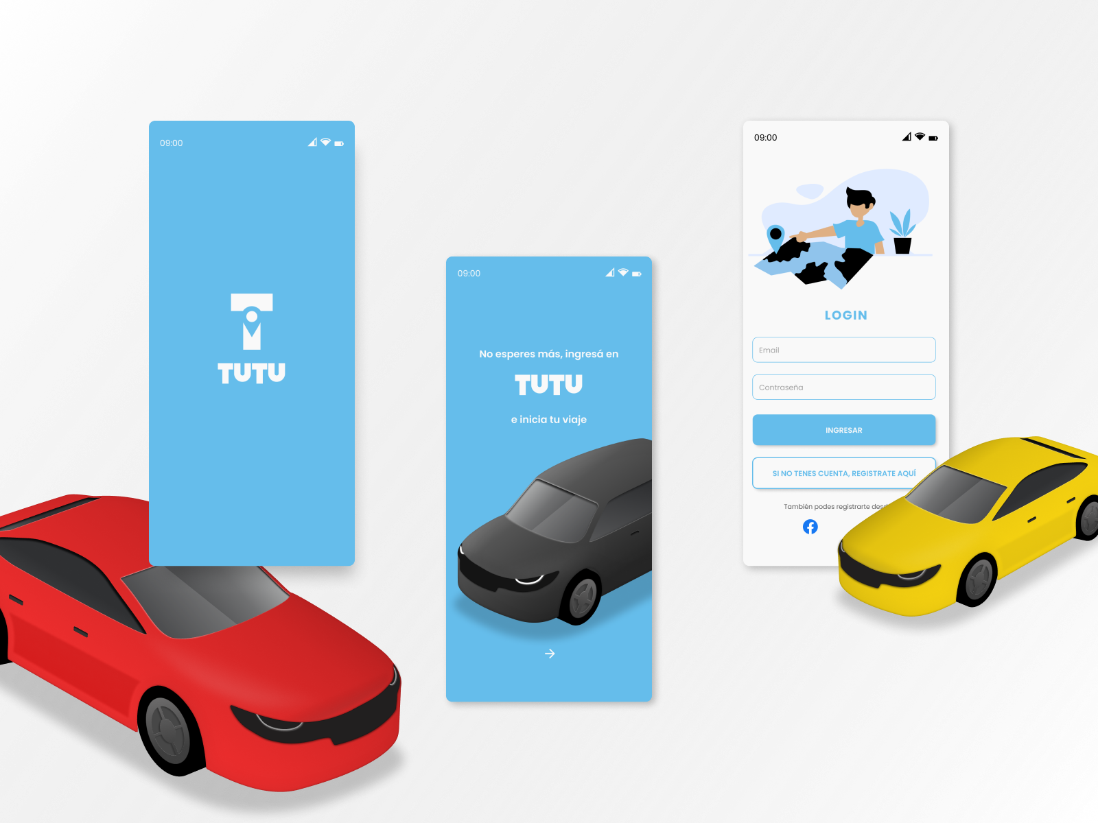 TuTu App Design for passenger transport service by Leila Gonzalez on ...