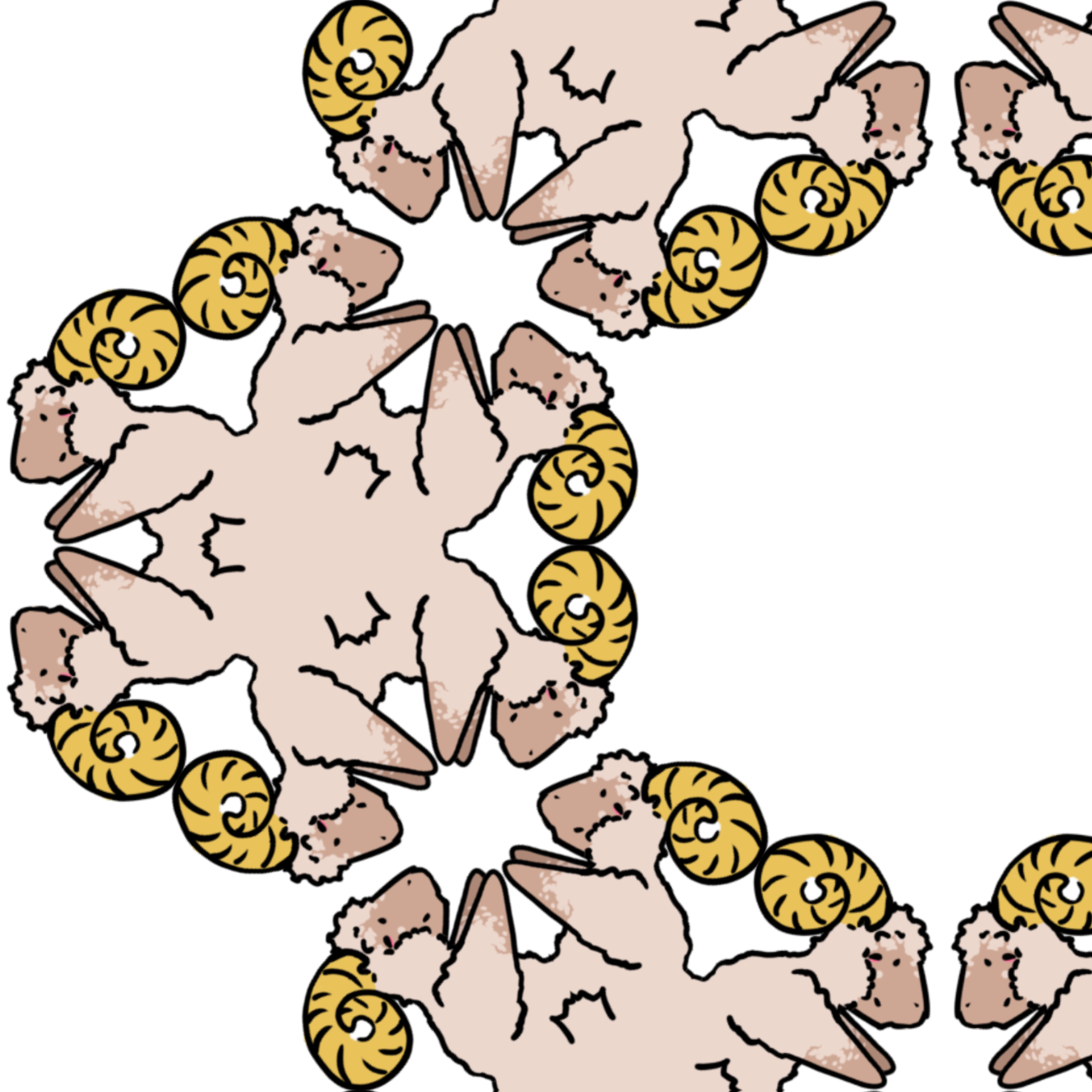 Illustrated Character Pattern by Mary Ehrhardt on Dribbble