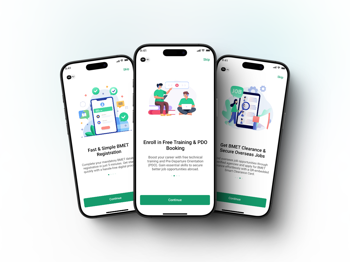 📲 Smooth & Engaging Onboarding UI for BMET App 🚀 by Kabita Akter on ...