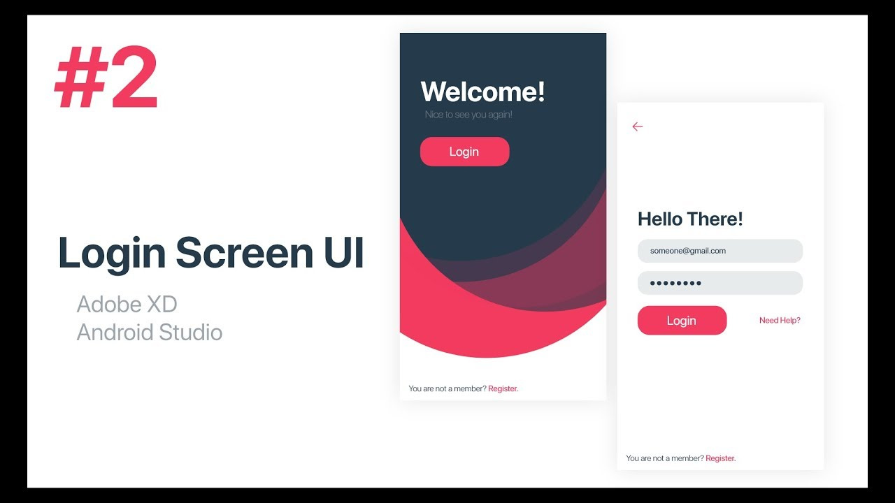 Login Screen UI by Sohaib Afridi on Dribbble