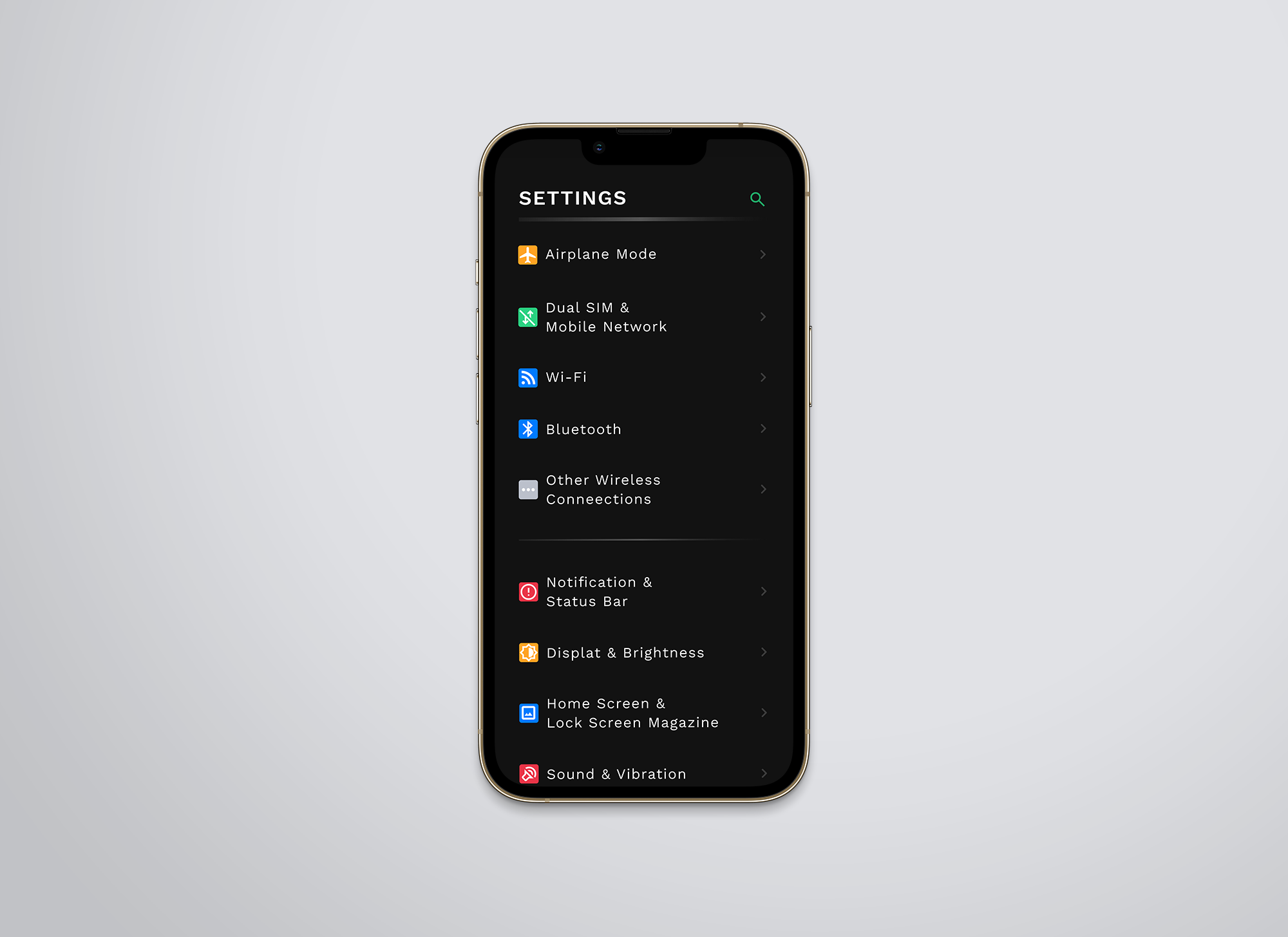 Settings page Ui design by Esha Chauhan on Dribbble