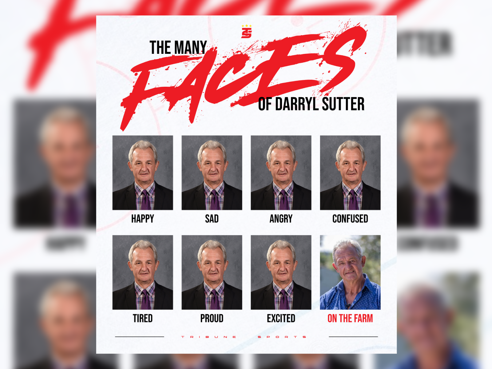The Many Faces of Darryl Sutter by hotel. sierra. delta. on Dribbble
