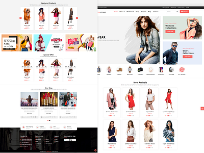 Clothing Store Website UI designs, themes, templates and downloadable ...
