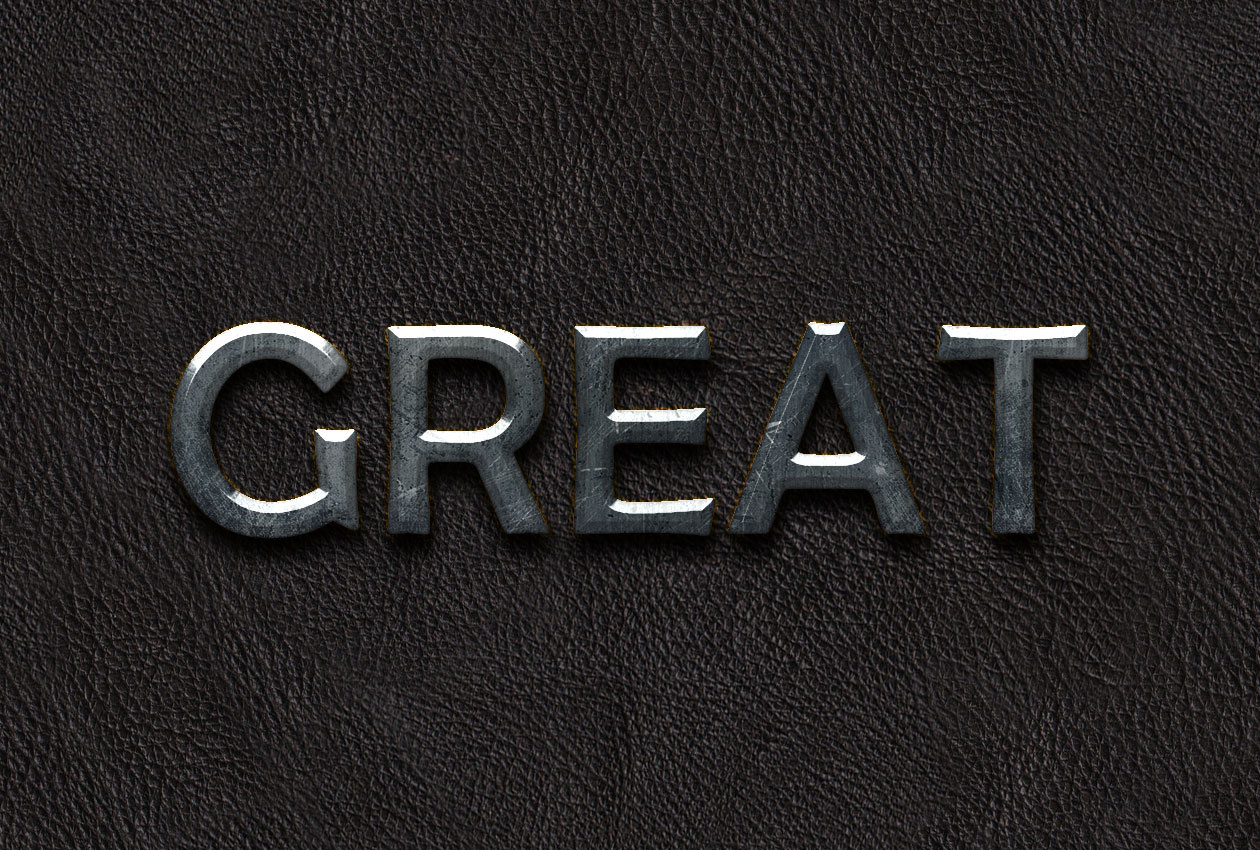 Solid 3D text effect by shumaila ch on Dribbble