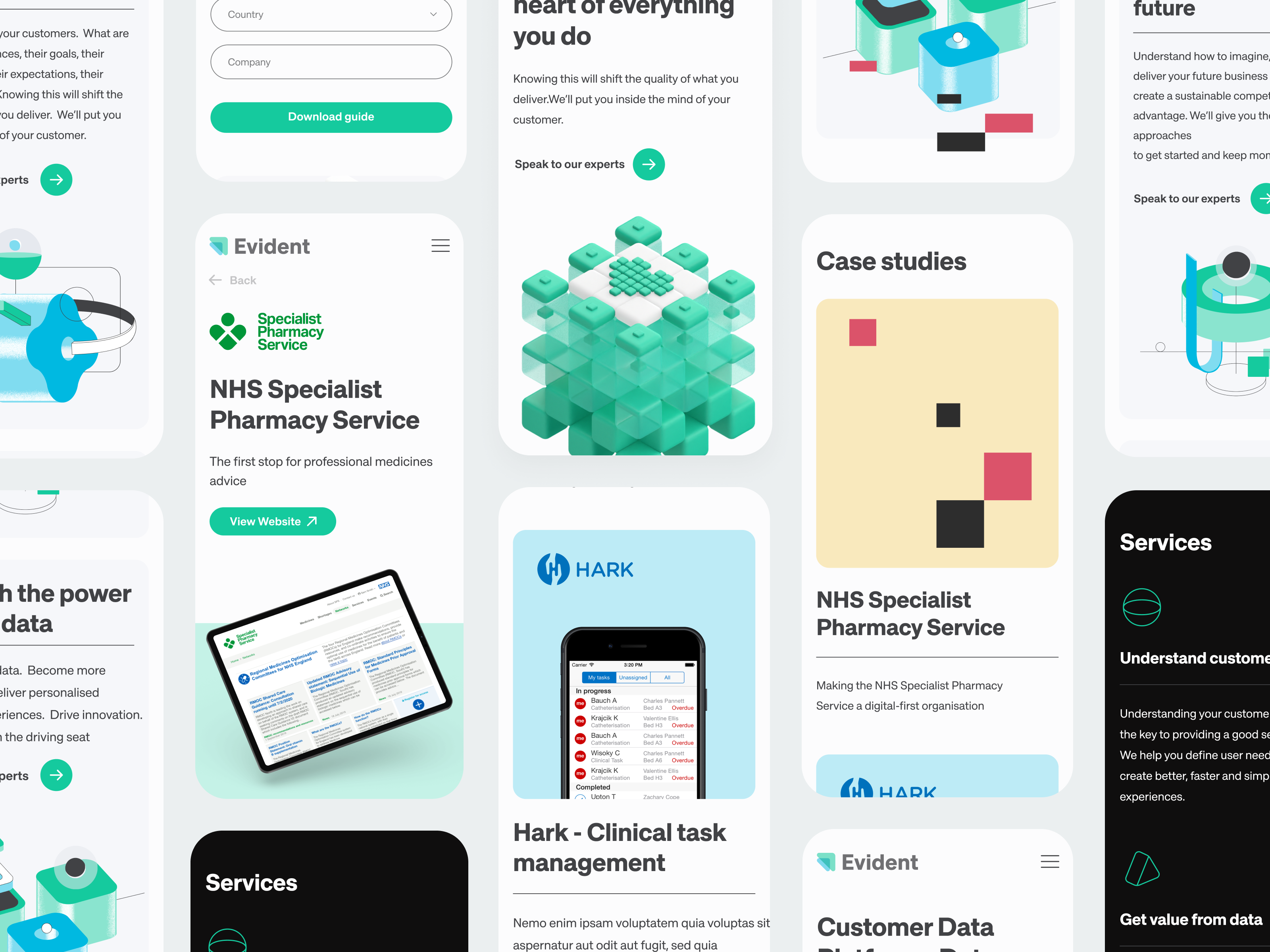 Evident - Website Design Case Study by Outcrowd on Dribbble