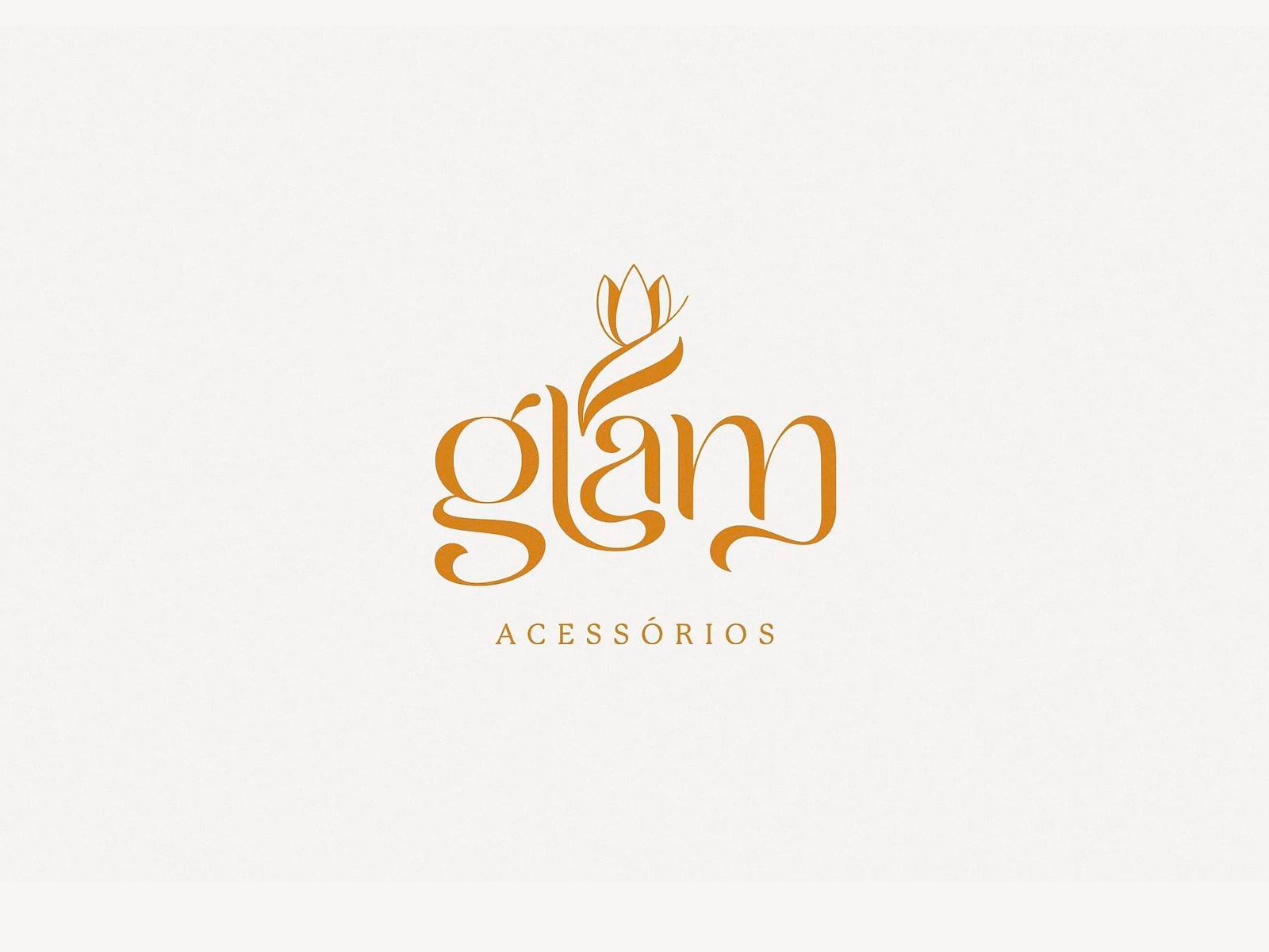 Glam - Logo Design. Brand Identity by Anfisa Jensen on Dribbble