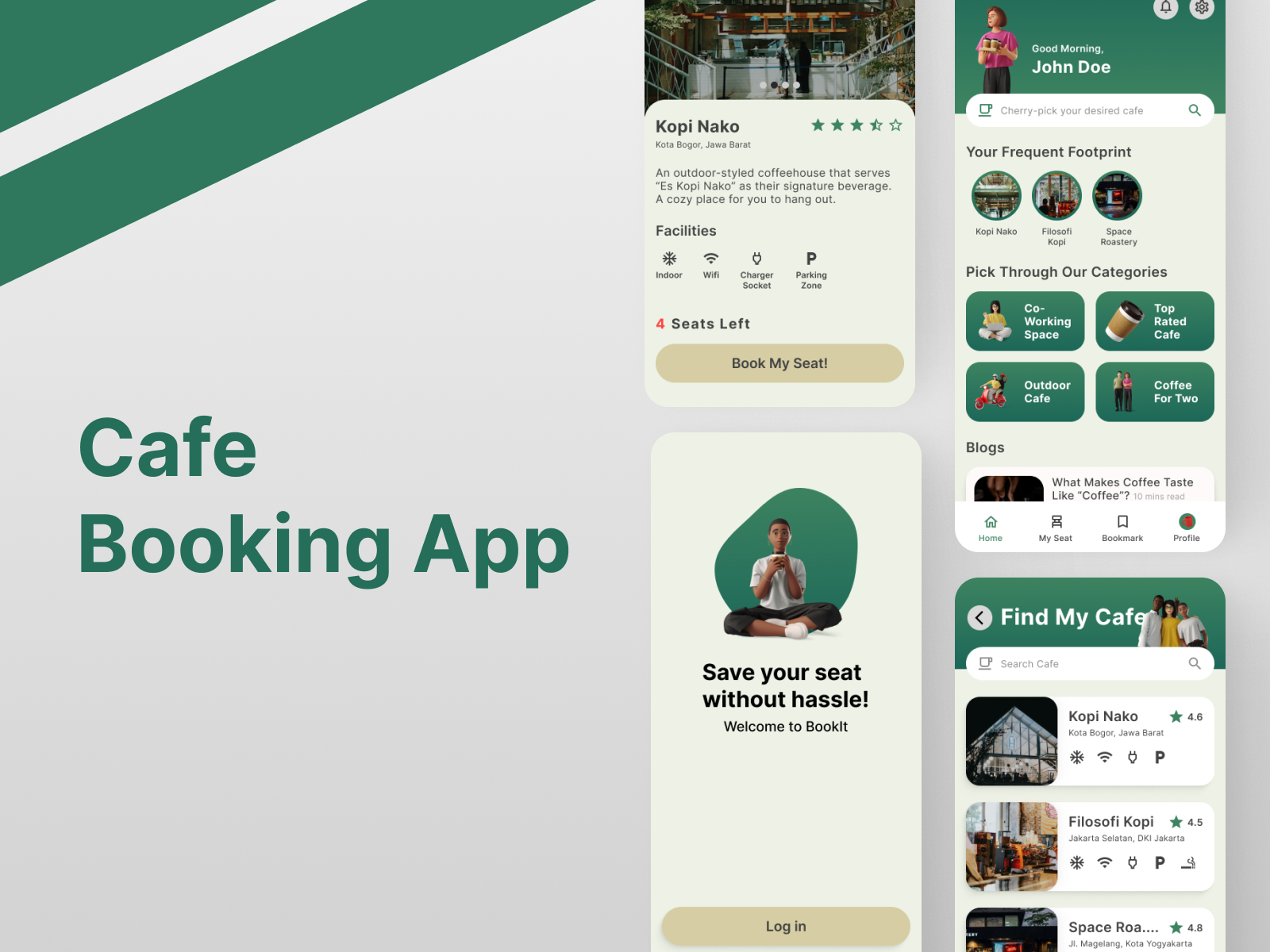 Cafe Booking Mobile App by Alvin Ahnaf Danendra on Dribbble