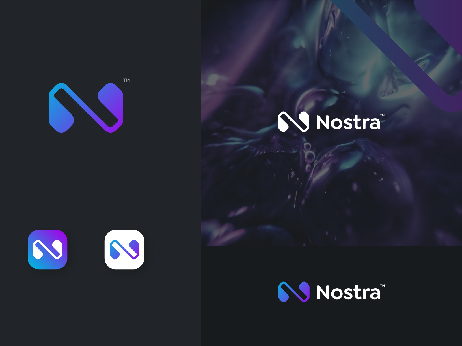 Nostra Metaverse N letter logo by Jubayer Mahabub on Dribbble