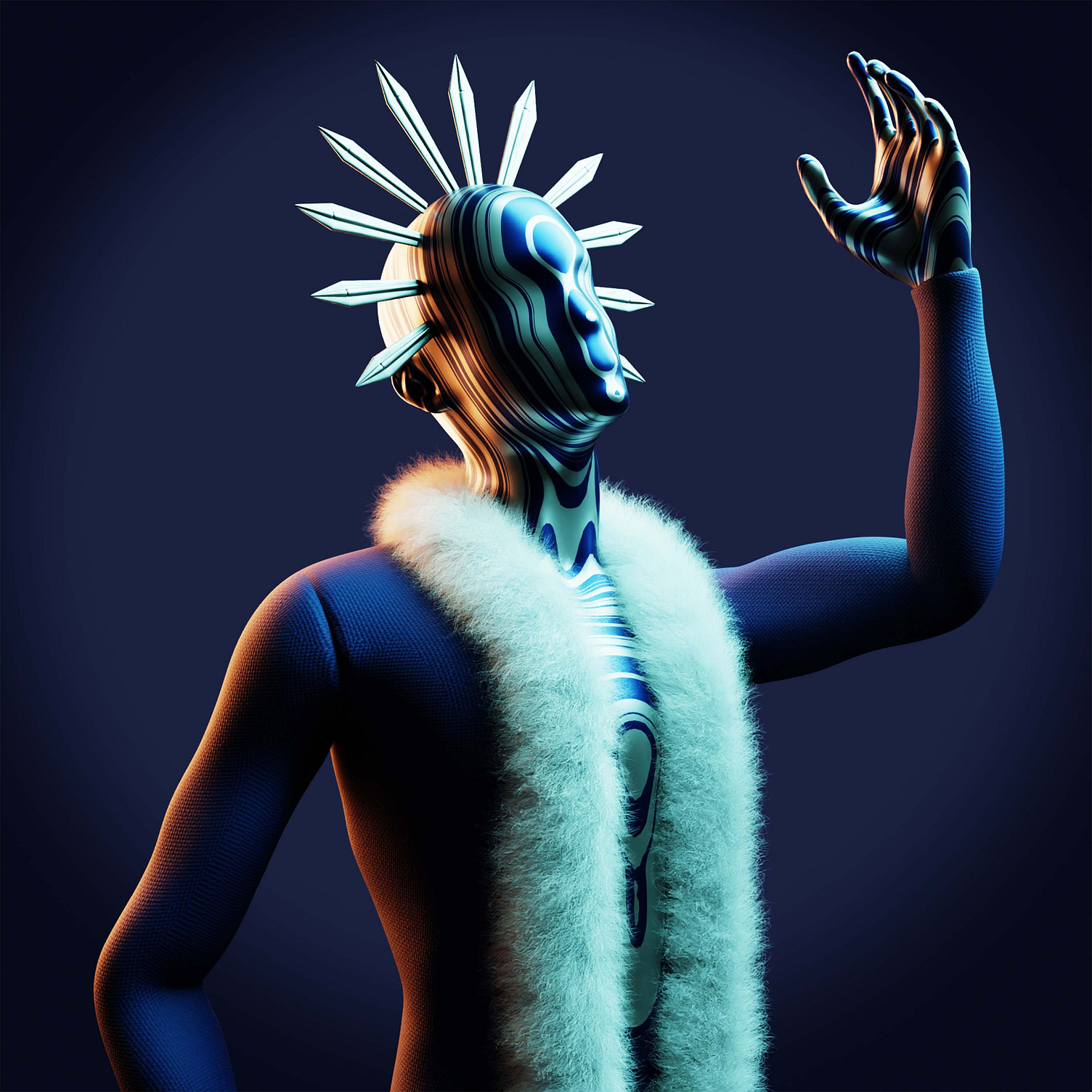 Spike Abstract Art by Kamrun Nahar Keya on Dribbble