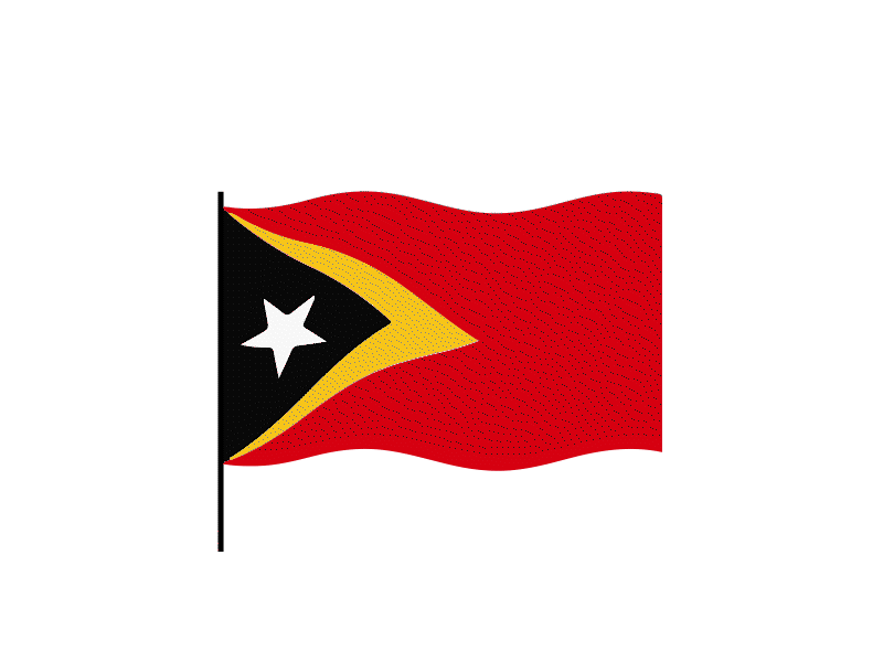 East Timor flag Lottie JSON animation by Weblodge on Dribbble