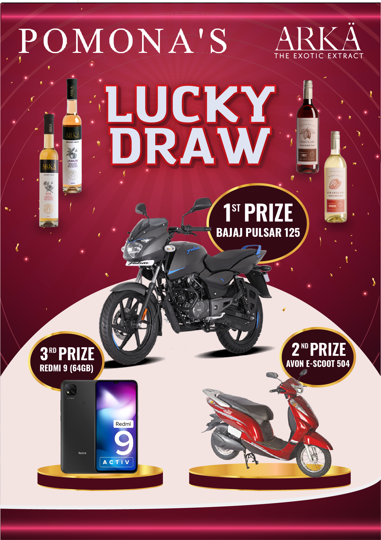 LUCKY DRAW POSTER by YASMIN ALI on Dribbble