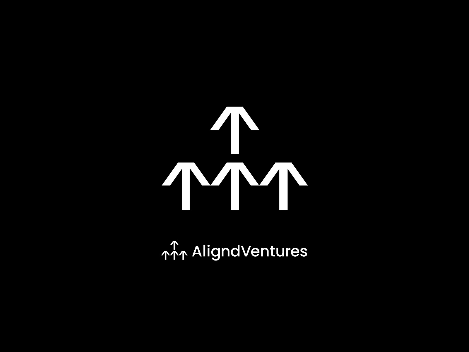Alignd Ventures - Logo design by Fahad Mir on Dribbble