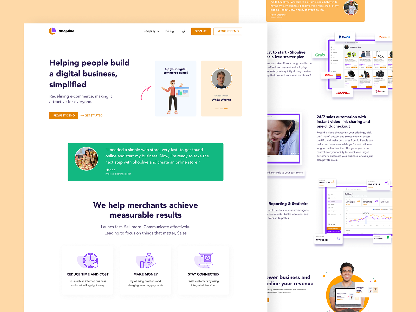 e-commerce website by Radial Code on Dribbble