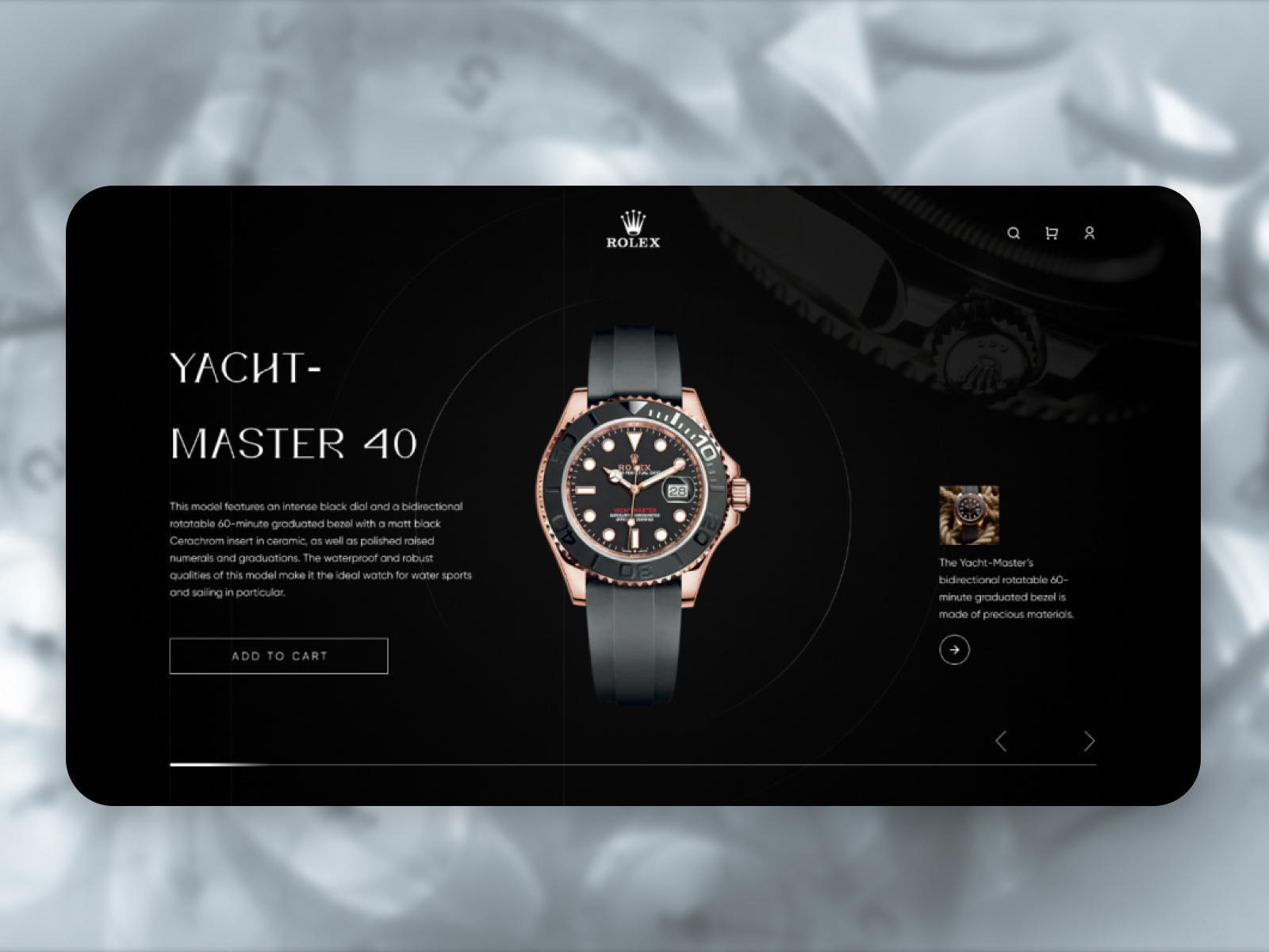 Website Design for Rolex by Pixenite Pvt. Ltd. on Dribbble