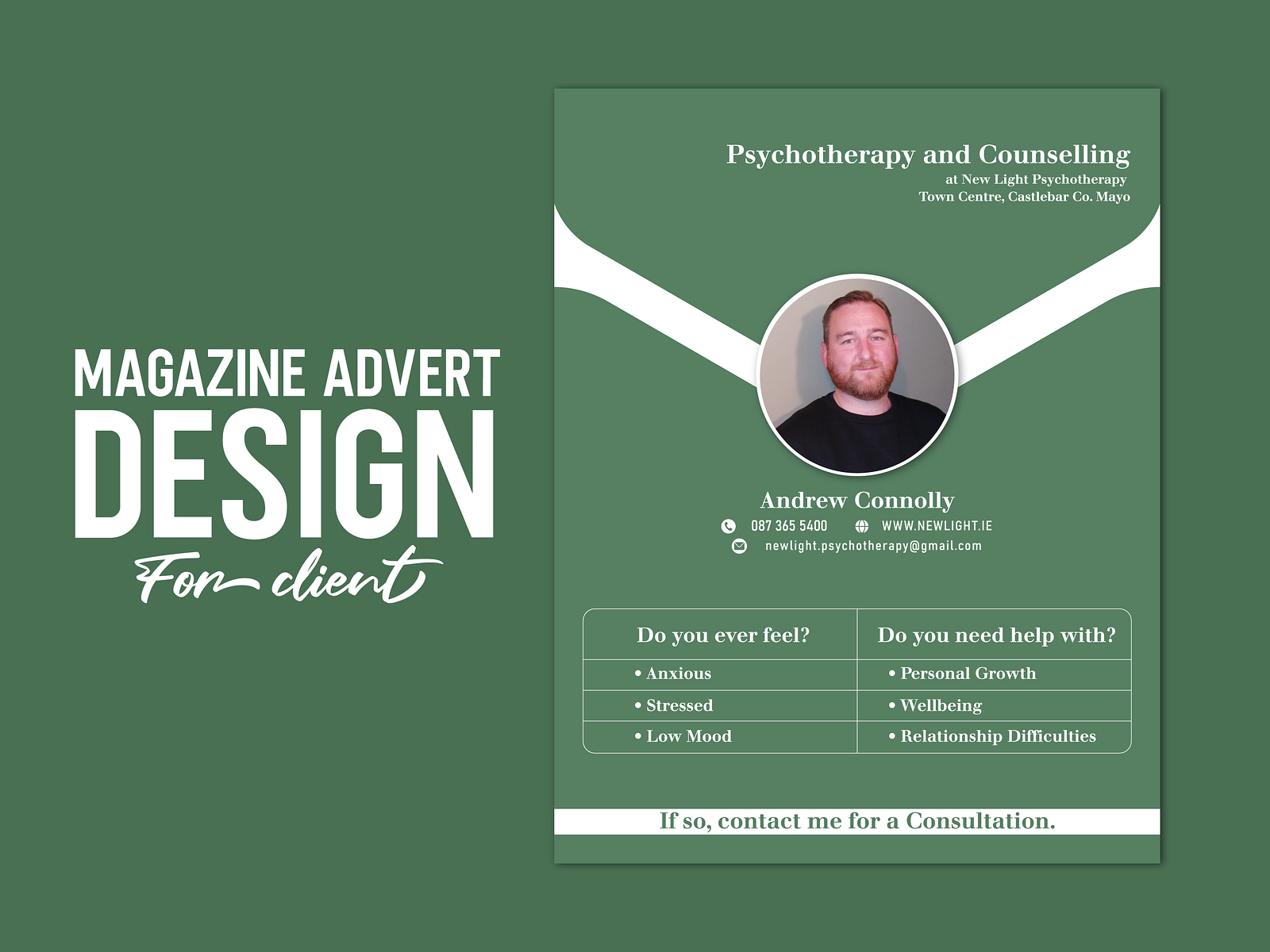Magazine advert design for client by Jubaer hossen Utshob on Dribbble