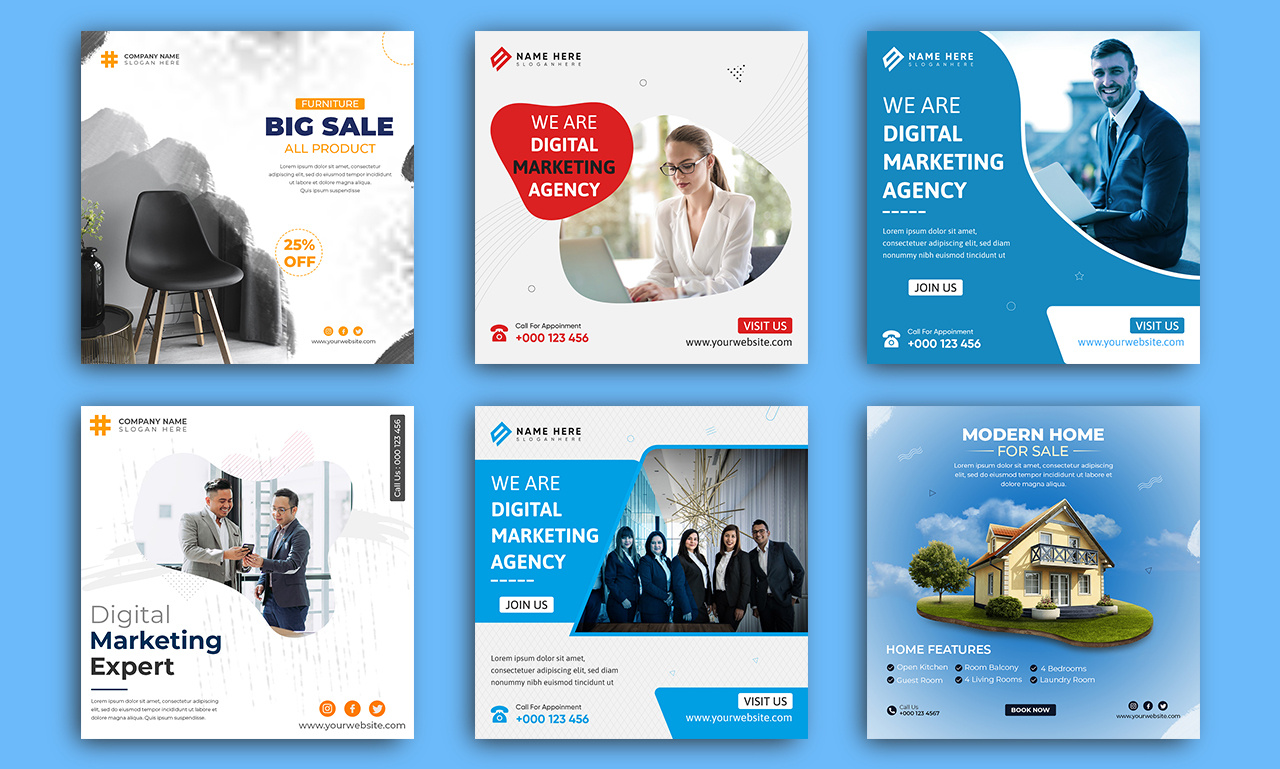 Social Media Post Design by S. M Ariful Hasan on Dribbble