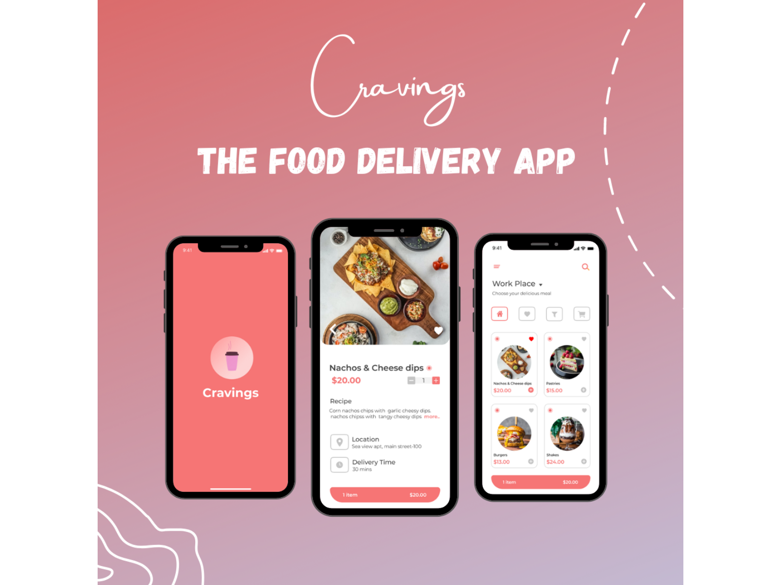Cravings- A Food delivery app by Muskan Chavda on Dribbble