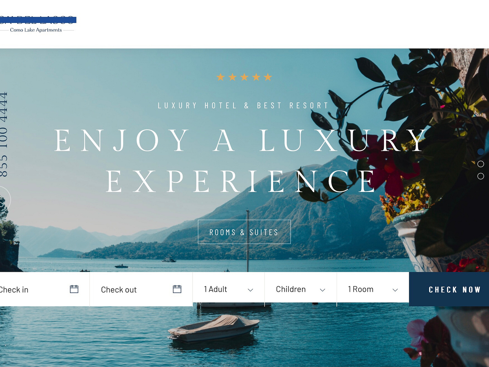 Luxury hotel website by Gabriele on Dribbble