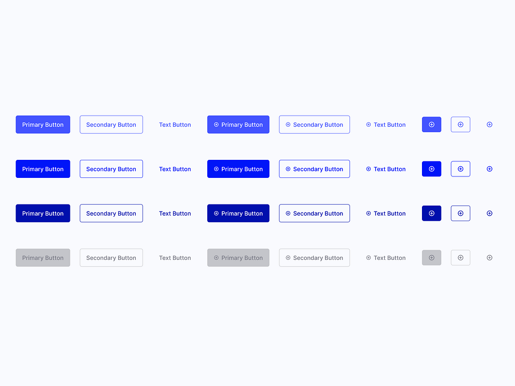 Design System - Button styles and variants by SolGuruz on Dribbble