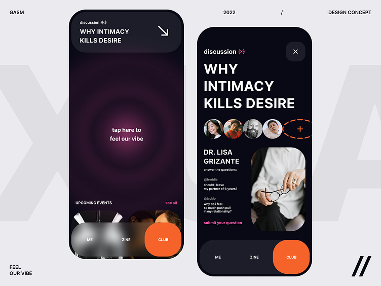 Adult Mobile IOS App by Kristina Spiridonova for Purrweb UI/UX Agency on Dribbble