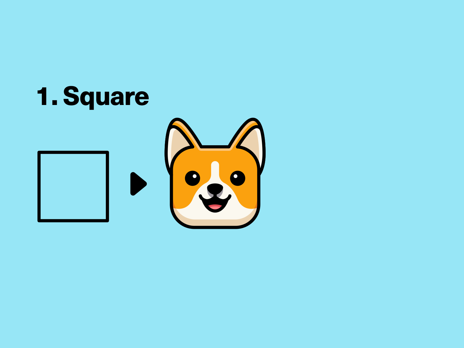 Geometric Dog Heads by Alfrey Davilla | vaneltia on Dribbble