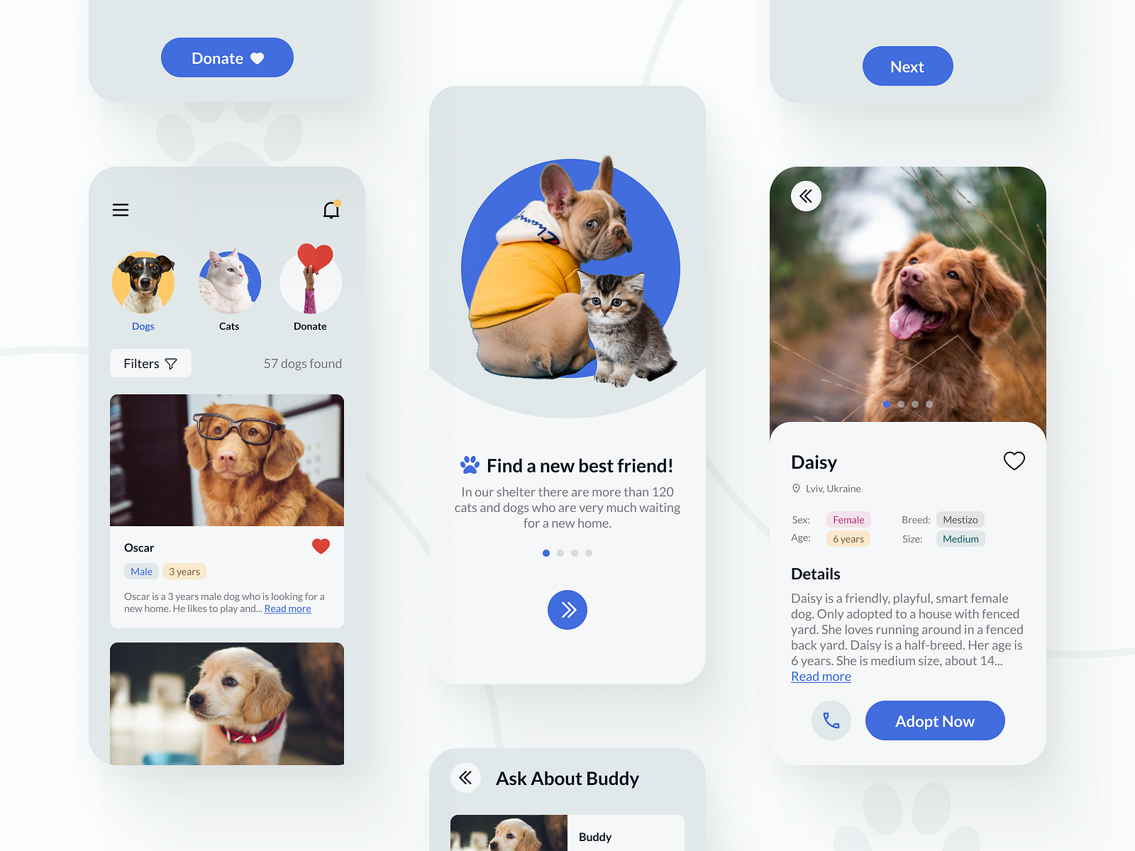 Pet Shelter App Design by Ralabs Design on Dribbble
