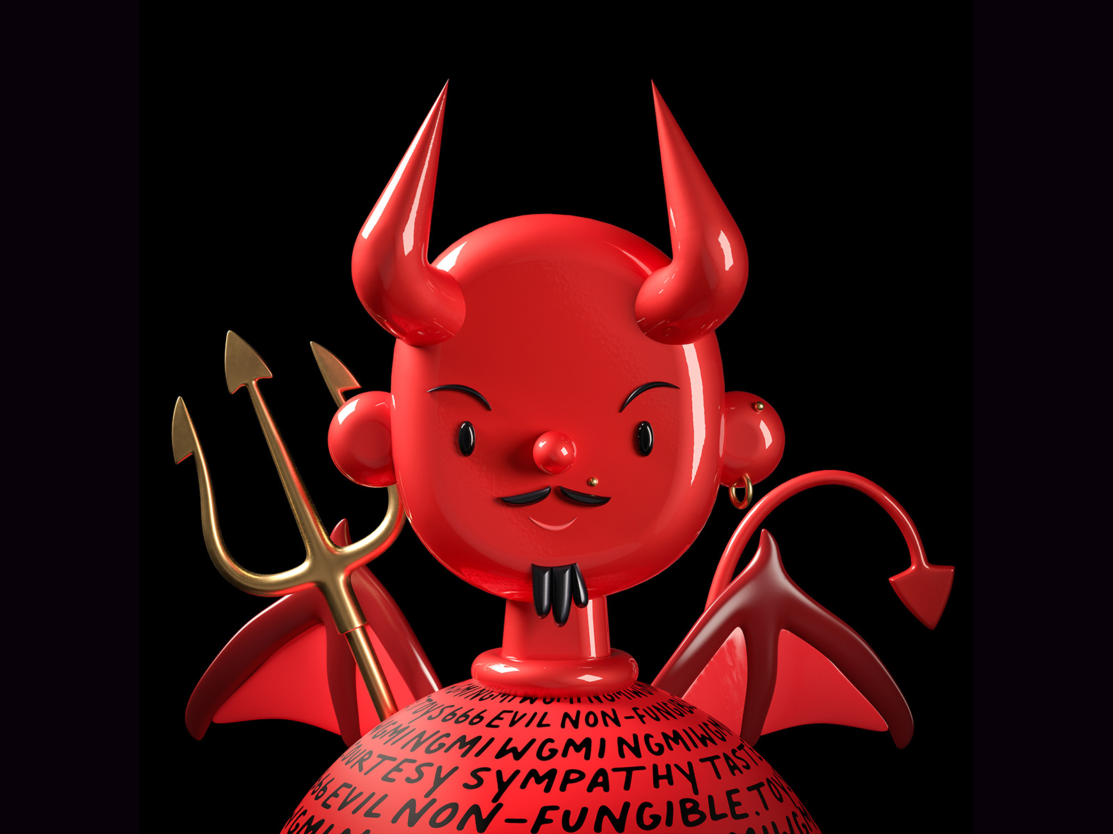 Devil Toy Face by Amrit Pal Singh on Dribbble