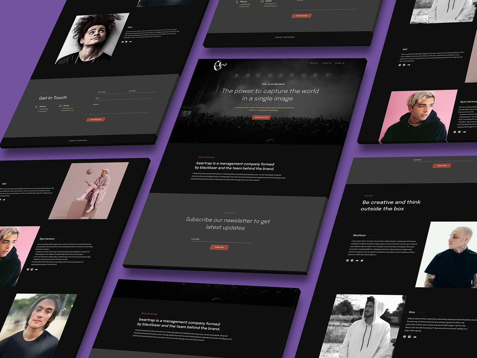 Home Page: Landing homepage ux/ui by MadridNYC on Dribbble