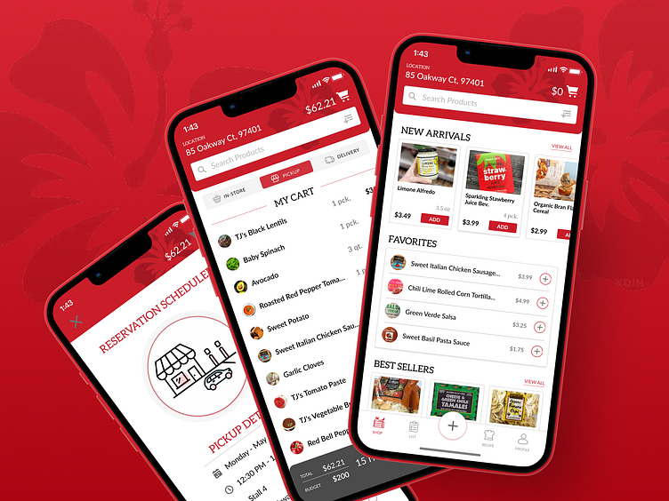 Trader Joe's App by Josh Lyman on Dribbble