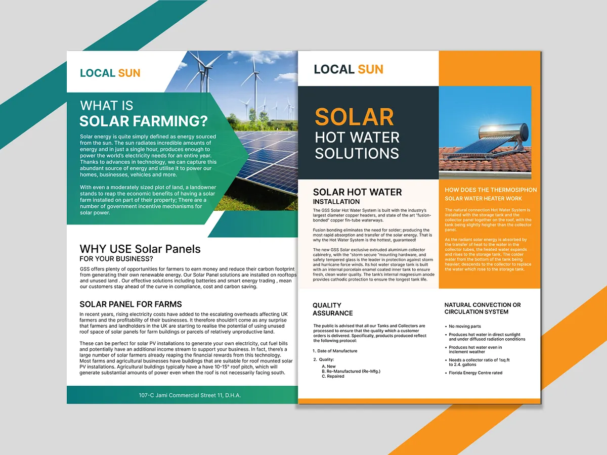 Browse thousands of Solar Brochure images for design inspiration | Dribbble