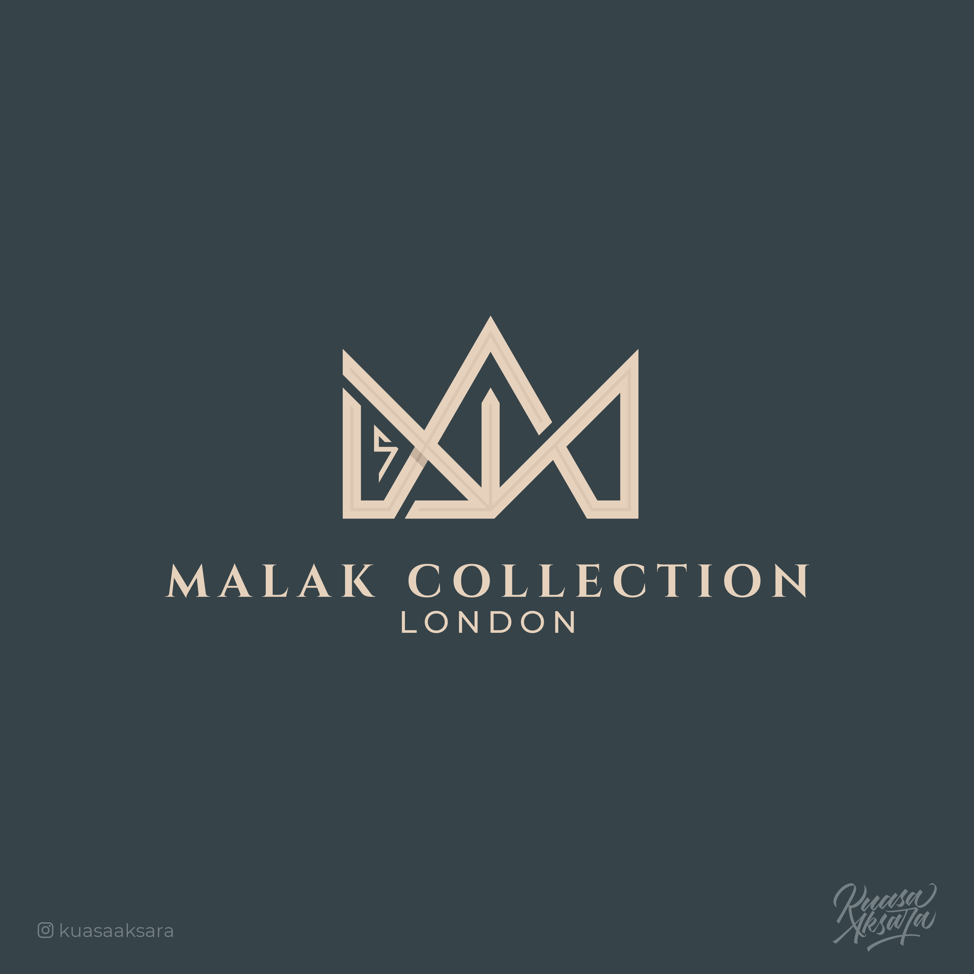 Malak Collection Crown Jewellery Arabic Logo Design by Setyo Budi Utomo ...