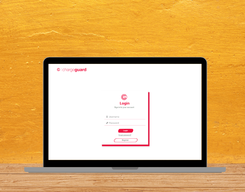 Charge Guard Login Page Design - UI/UX Design by Samreen Akbar on Dribbble