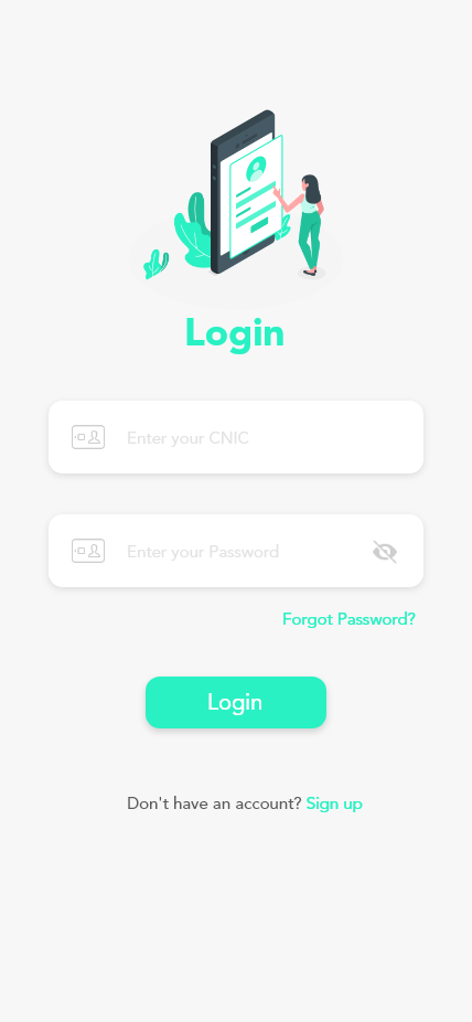 Login form UI iOS by Fahad Khan on Dribbble