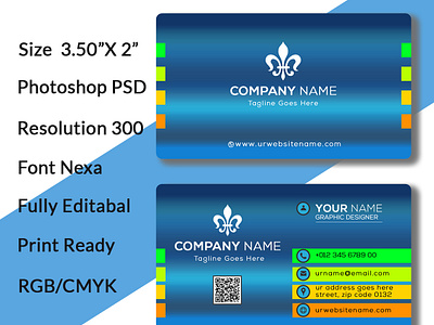 Modern Business Visiting Card/ Formal Visiting Card Design by Komol ...