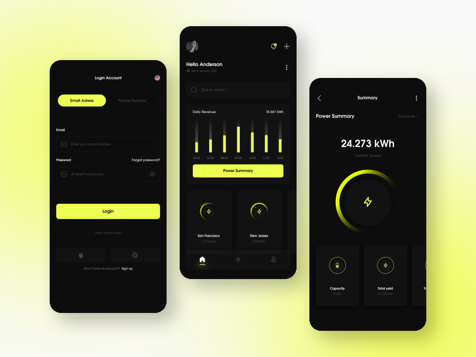 Alternated - Natural Sources Apps by Yogha Batara Adiyatma for Pleinhaus Design Bureau on Dribbble