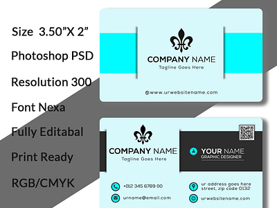 Modern Business Visiting Card/ Formal Visiting Card Design by Komol ...