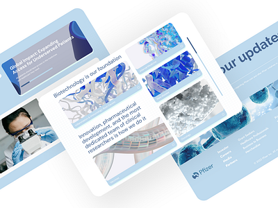 Pfizer Brand Identify & Landing Page Redesign by drbrsvo on Dribbble