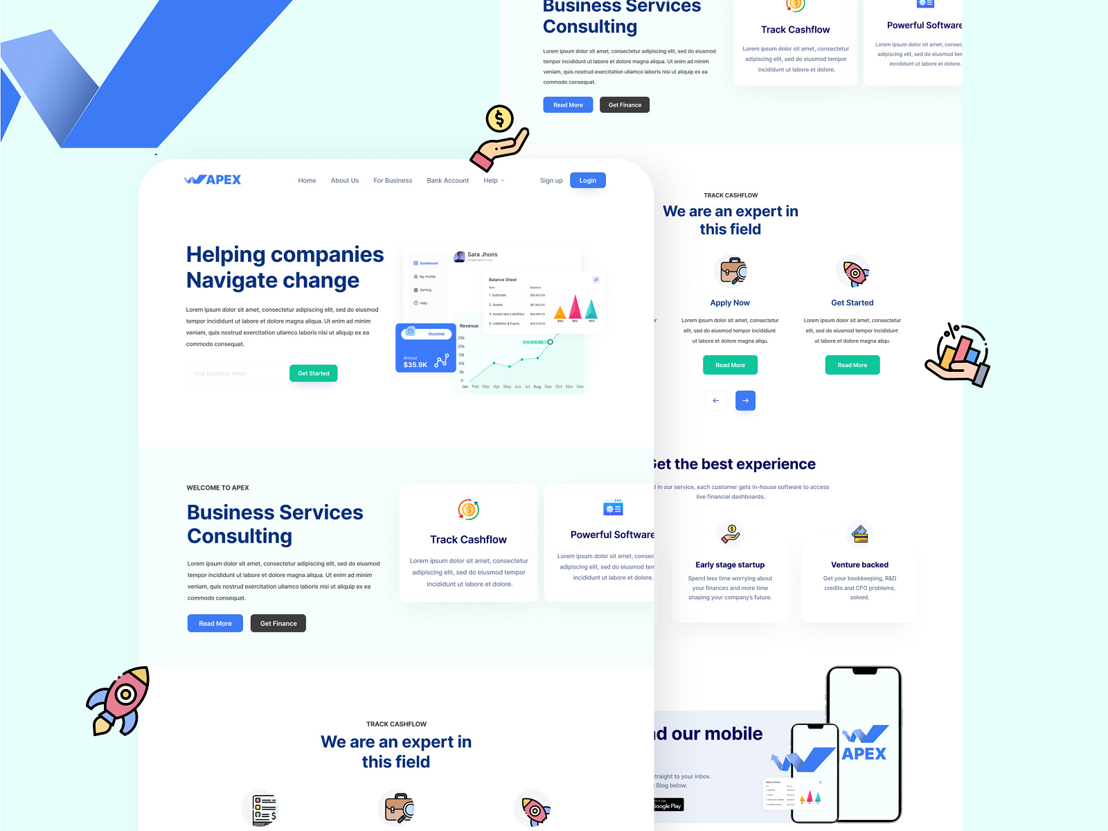 APEX Website Design by Abdul Rehman on Dribbble