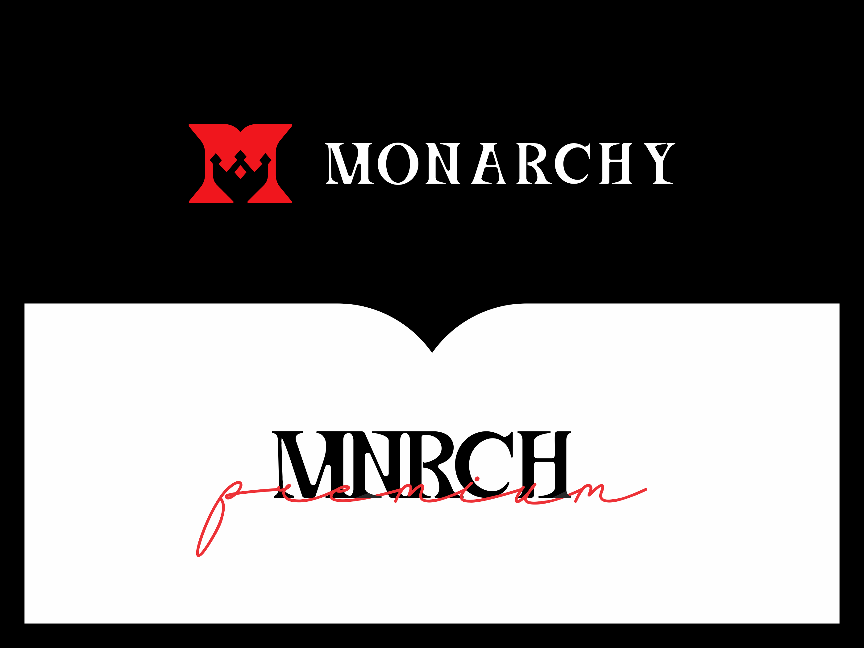 Monarchy Logo by Mendi on Dribbble