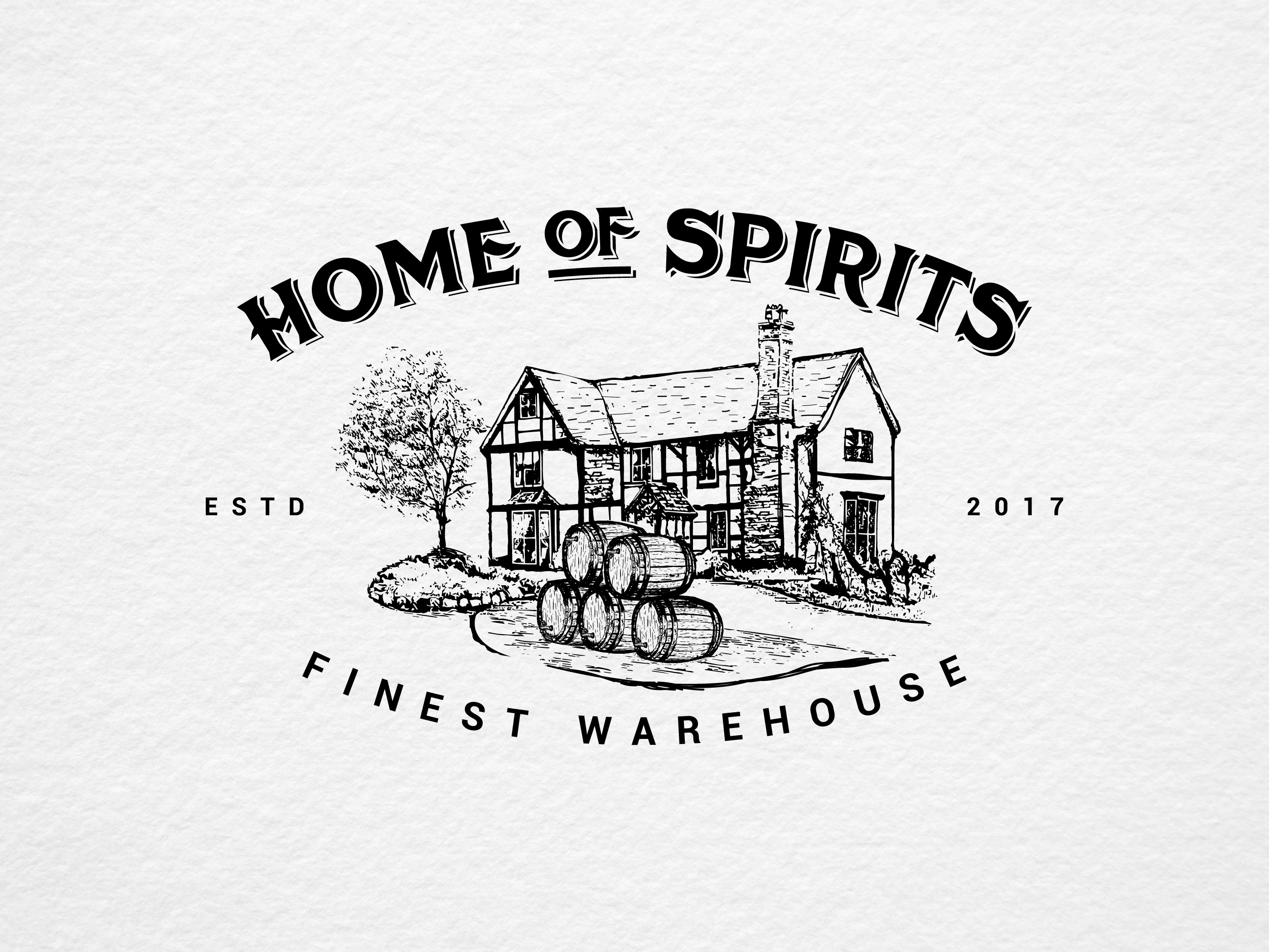 Home Of Spirits Logo Design by Dušan Mijolić on Dribbble