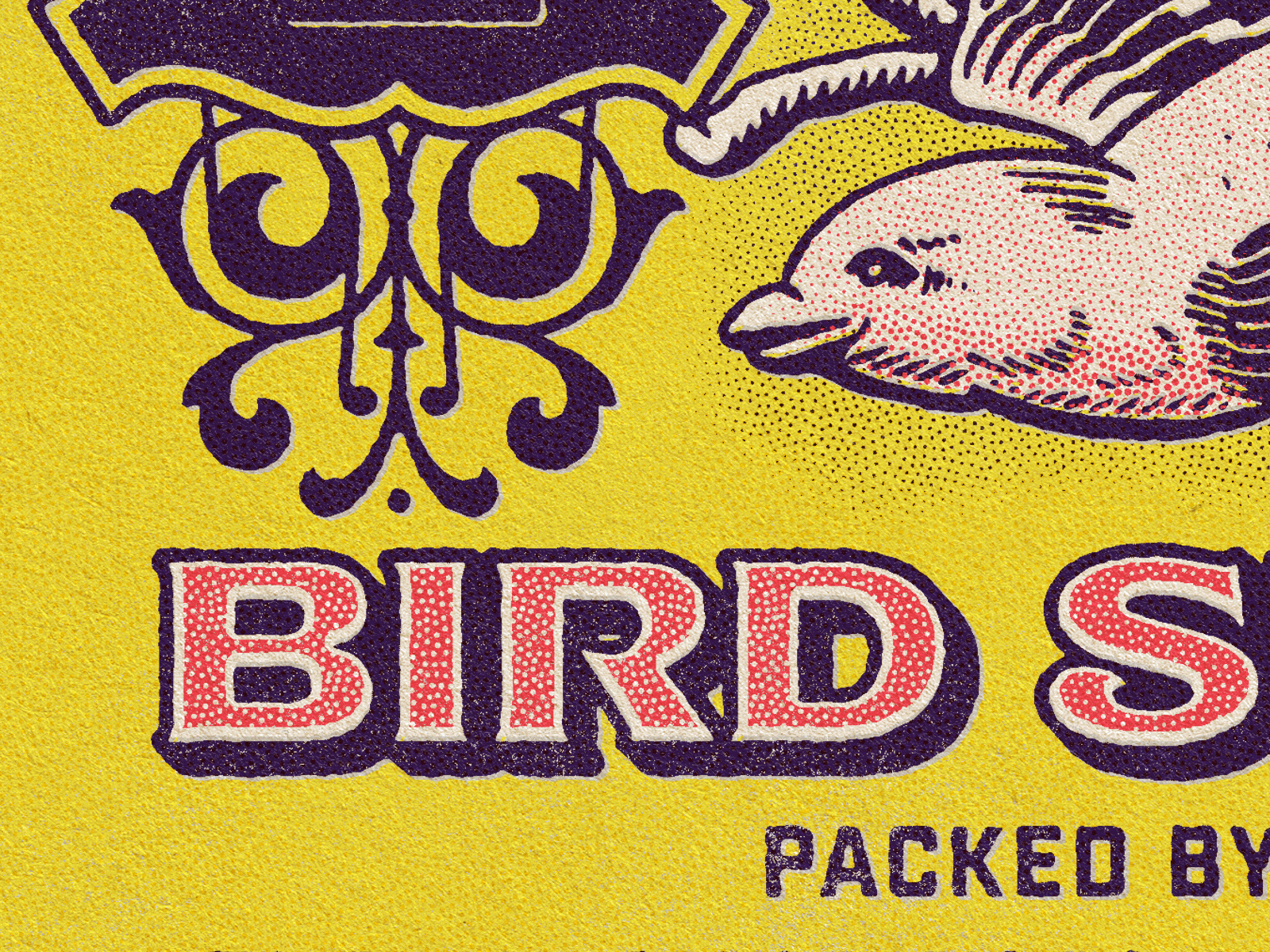 Oriole Bird Seed Label by Ilham Herry on Dribbble